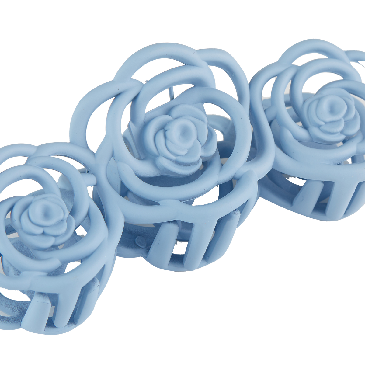 Rose Claw Clip - Light Blue – Hairitage by Mindy